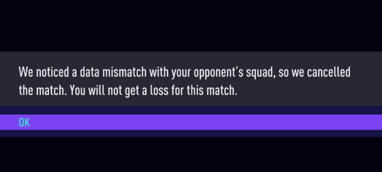 Fix FIFA data mismatch with opponent's squad
