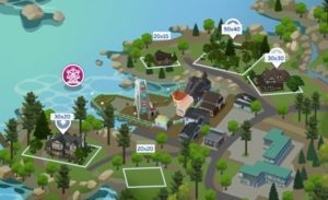 The Sims 4 High School Years: Map, neighborhoods and lots