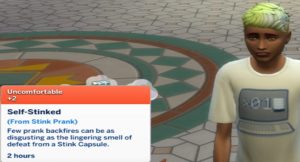 The Sims 4: How to trigger Death by Stink Capsule
