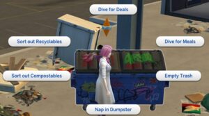 The Sims 4 Eco Lifestyle: Where are the dumpsters?